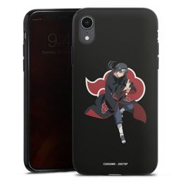 DeinDesign iPhone Xr Handy Silikon H&uuml;lle Case schwarz Handyh&uuml;lle Official Licensed Product Naruto Shippuden Itachi Uchiha