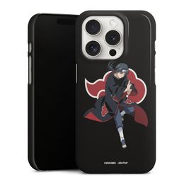 DeinDesign iPhone 15 Pro Handy Premium Case Smartphone Handyh&uuml;lle Schutzh&uuml;lle gl&auml;nzend Official Licensed Product Naruto Shippuden Itachi Uchiha Premium Case