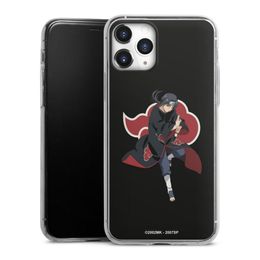 DeinDesign iPhone 11 Pro Handy Slim Case Silikon Handyh&uuml;lle transparent H&uuml;lle extra d&uuml;nn Official Licensed Product Naruto Shippuden Itachi Uchiha Silikon Slim 