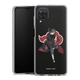 DeinDesign Galaxy A12 Handy Silikon H&uuml;lle Case transparent Handyh&uuml;lle Naruto Shippuden Itachi Uchiha Official Licensed Product Silikon Case