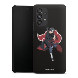 DeinDesign Galaxy A53 5G Handy Premium Case Smartphone Handyh&uuml;lle Schutzh&uuml;lle gl&auml;nzend Naruto Shippuden Itachi Uchiha Official Licensed Product Premium Case