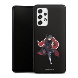 DeinDesign Galaxy A53 5G Handy Silikon H&uuml;lle Case schwarz Handyh&uuml;lle Official Licensed Product Naruto Shippuden Itachi Uchiha