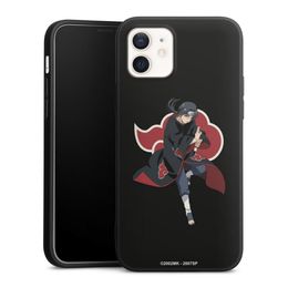 DeinDesign iPhone 12 Handy Premium Silikon H&uuml;lle Handyh&uuml;lle schwarz Case Official Licensed Product Naruto Shippuden Itachi Uchiha Silikon Premium Case