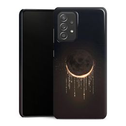 DeinDesign Galaxy A52s 5G Handy Premium Case Smartphone Handyh&uuml;lle Schutzh&uuml;lle gl&auml;nzend Full Moon Light Moon Premium Case
