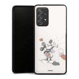 DeinDesign Galaxy A52s 5G Handy Slim Case extra d&uuml;nn Silikon Handyh&uuml;lle schwarz H&uuml;lle Official Licensed Product Disney Mickey Mouse Silikon Slim Case