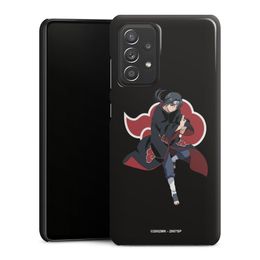 DeinDesign Galaxy A52s 5G Handy Premium Case Smartphone Handyh&uuml;lle Schutzh&uuml;lle gl&auml;nzend Official Licensed Product Naruto Shippuden Itachi Uchiha Premium Case