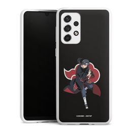 DeinDesign Galaxy A33 5G Handy Silikon H&uuml;lle Case wei&szlig; Handyh&uuml;lle Naruto Shippuden Itachi Uchiha Official Licensed Product Silikon Case