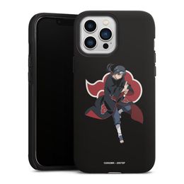 DeinDesign iPhone 13 Pro Max Handy Panzer Handyh&uuml;lle robuste Outdoor H&uuml;lle Schutzh&uuml;lle matt Official Licensed Product Naruto Shippuden Itachi Uchiha Tough Case