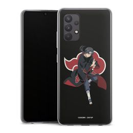DeinDesign Galaxy A32 4G Handy Silikon H&uuml;lle Case transparent Handyh&uuml;lle Official Licensed Product Naruto Shippuden Itachi Uchiha Silikon Case