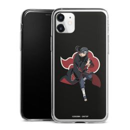 DeinDesign iPhone 11 Handy Slim Case Silikon Handyh&uuml;lle transparent H&uuml;lle extra d&uuml;nn Official Licensed Product Naruto Shippuden Itachi Uchiha Silikon Slim Case