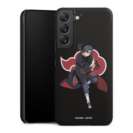 DeinDesign Galaxy S22 Handy Premium Case Smartphone Handyh&uuml;lle Schutzh&uuml;lle gl&auml;nzend Official Licensed Product Naruto Shippuden Itachi Uchiha Premium Case