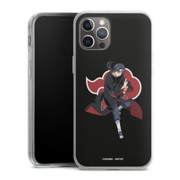 DeinDesign iPhone 12 Pro Max Handy Silikon H&uuml;lle Case transparent Handyh&uuml;lle Official Licensed Product Naruto Shippuden Itachi Uchiha Silikon Case