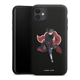 DeinDesign iPhone 11 Handy Premium Silikon H&uuml;lle Handyh&uuml;lle schwarz Case Official Licensed Product Naruto Shippuden Itachi Uchiha Silikon Premium Case