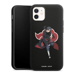 DeinDesign iPhone 12 mini Handy Premium Silikon H&uuml;lle Handyh&uuml;lle schwarz Case Official Licensed Product Naruto Shippuden Itachi Uchiha Silikon Premium Case