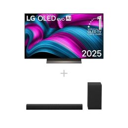 LG 48 &Prime; OLED evo AI C5 4K Smart TV + 2.1 Soundbar DS40T mit 300 Watt OLED48C5ELB.DS40001