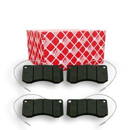 febi bilstein Bremsbelagsatz, Scheibenbremse 16609 Vorderachse f&uuml;r RENAULT TRUCKS