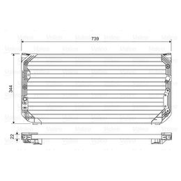Valeo Kondensator, Klimaanlage 814045 f&uuml;r TOYOTA