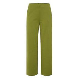Stoffhose Ichi "Freizeithose IHKATE", Damen, Gr. L, N-Gr, gr&uuml;n (calla gr&uuml;n), Obermaterial: 74% Polyester PES. 22% Viskose CV. 4% Elasthan EL., Hosen Stoffhose
