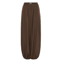 Marlene-Hose Ichi "Casual IHFAVA", Damen, Gr. 34, N-Gr, schwarz (slate schwarz melange), Obermaterial: 95% Polyester PES. 5% Elasthan EL., Hosen
