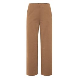 Stoffhose Ichi "Freizeithose IHKATE", Damen, Gr. L, N-Gr, beige (toasted coconut), Obermaterial: 74% Polyester PES. 22% Viskose CV. 4% Elasthan EL., Hosen Stoffhose