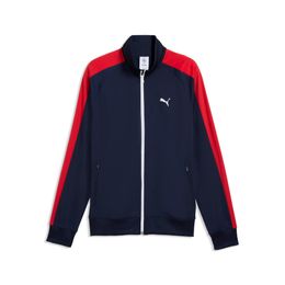 Puma Herren Trainingsjacke "T7 FOUNDATION POLY TRACK JACKET"Puma navy, Gr. XL, unifarben, Trikot, Obermaterial: 100% Polyester, Jacken, mit