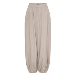 Marlene-Hose Ichi "Casual IHFAVA", Damen, Gr. 34, N-Gr, beige (dove melange), Obermaterial: 95% Polyester PES. 5% Elasthan EL., Hosen
