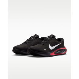 Laufschuh Nike "Journey Run", Herren, Gr. 42,5, schwarz, wei&szlig;, dk smoke grau, rot orbit, Synthetik, Textil, Schuhe Laufschuh