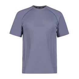 Trainingsshirt Rukka "Rukka T-shirt Mierola", Jungen, Gr. L, blau (himmelblau), Stoff, 100% Polyamid, normal, Rundhals, Shirts