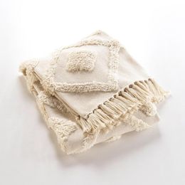 Douceur d'int&eacute;rieur Douceur d&acute;int&eacute;rieur Tagesdecke, Beige, Naturmaterialien, 150x125 cm, Schlaftextilien, Bettw&auml;sche, Tagesdecken