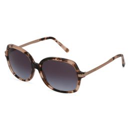 Michael Kors MK2024 ADRIANNA II | Damen-Sonnenbrille | Fassung: Vollrand, Quadratisch, Acetat, Beige Gr&uuml;n | Glasfarbe: Grau Verlaufend
