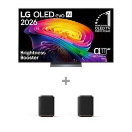 LG 65 &Prime; OLED evo AI C6 4K Smart TV 2026 + Sound Suite M5 Dolby Atmos FlexConnect AI Sound Pro OLED65C6ELB.M5001