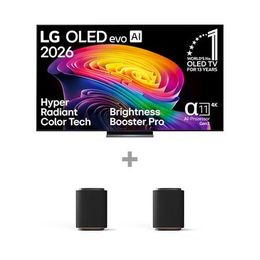 LG 83 &Prime; OLED evo AI C6 4K Smart TV 2026 + Sound Suite M5 Dolby Atmos FlexConnect AI Sound Pro OLED83C6ELB.M5001