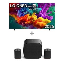 LG 100 &Prime; QNED evo AI QNED86 MiniLED 4K Smart TV + M5 x 2 + W7 100QNED87B6.M5W7001