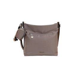 Umh&auml;ngetasche Tamaris "Umh&auml;ngetasche TAS Maggie", Damen, Gr. B/H/T: 29cm x 28cm x 6cm 0, taupe 900, Polyester, Taschen Umh&auml;ngetasche