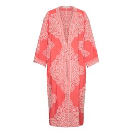 Blusenkimono Cream "Kimono CRTyla", Damen, coral with embroidery, Obermaterial: 100% Viskose CV., Blusen