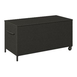 Ambia Garden Kissenbox, Grau, Metall, Kunststoff, Textil, 1 F&auml;cher, 124x65x58 cm, Aufbewahrung & Schutzh&uuml;llen, Gartenboxen