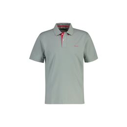 Poloshirt Gant "Poloshirt REGULAR CONTRAST PIQUE RUGGER 1er Pack", Herren, Gr. L, grau (grau (ceramic grau)), Obermaterial: 96% Baumwolle CO. 4% Elasthan EL., Shirts
