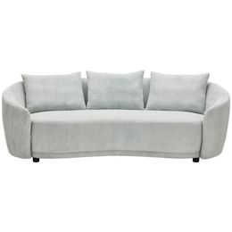 CARRYHOME 3-Sitzer-Sofa, Mintgrau, Kunststoff, F&uuml;llung: Polyester, 217x71x95 cm, Wohnzimmer, Sofas & Couches, Sofas, 3-Sitzer Sofas