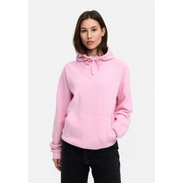 Hoodie DAILY COTTON "Daily Cotton Kapuzenpullover OVERSIZE HOODIE", M&auml;dchen, Gr. L, bubble gum washed, Obermaterial: 100% Baumwolle CO., Sweatshirts Hoodie