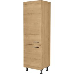 K&uuml;hlumbauschrank Nobilia "MIAMI", mit zwei T&uuml;ren und zus&auml;tzlichem Einlegeboden", front: eiche sierra nachbildung korpus: eiche sierra nachbildung, B:60cm H:216,6cm T:58,3cm, Schr&auml;nke, vormontiert, Ausrichtung w&auml;hlbar, Breite/H&ouml;he: 60/216,6 cm