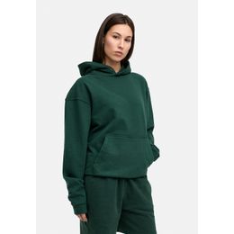 Hoodie DAILY COTTON "Daily Cotton Kapuzenpullover OVERSIZE HOODIE", M&auml;dchen, Gr. L, gr&uuml;n (gr&uuml;n washed), Obermaterial: 100% Baumwolle CO., Sweatshirts Hoodie