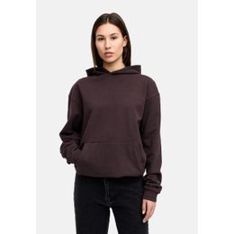 Hoodie DAILY COTTON "Daily Cotton Kapuzenpullover OVERSIZE HOODIE", M&auml;dchen, Gr. L, braun (chocolate braun), Obermaterial: 100% Baumwolle CO., Sweatshirts Hoodie