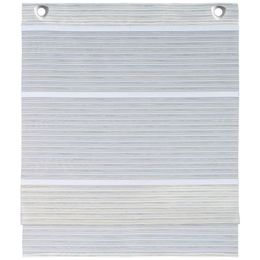 Novel Magnetrollo Kenu, Taupe, Textil, Streifen, 80x130 cm, Oeko-Tex&reg; Standard 100, L&auml;nge universell einstellbar, Wohntextilien, Rollos & Jalousien, Rollos