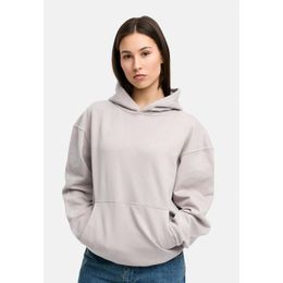 Hoodie DAILY COTTON "Daily Cotton Kapuzenpullover OVERSIZE HOODIE", M&auml;dchen, Gr. L, beige (grau washed), Obermaterial: 100% Baumwolle CO., Sweatshirts Hoodie
