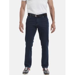 5-Pocket-Jeans Jan Vanderstorm "Tiefbundjeans JOEL", Herren, Gr. 28, N-Gr, dunkelblau, Obermaterial: 98% Baumwolle CO. 2% Elasthan EL., Jeans 5-Pocket-Jeans