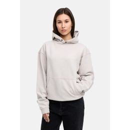 Hoodie DAILY COTTON "Daily Cotton Kapuzenpullover OVERSIZE HOODIE", M&auml;dchen, Gr. XS, beige (grau washed), Obermaterial: 100% Baumwolle CO., Sweatshirts Hoodie