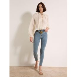 Relax-fit-Jeans Apricot "Jeans", Damen, Gr. 4X (54), N-Gr, gr&uuml;n, Denim, Obermaterial: 93% Baumwolle CO. 6% Polyester PES. 1% Elasthan EL., uni, kn&ouml;chellang, Jeans, Skinny-Fit Jeans