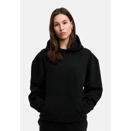 Hoodie DAILY COTTON "Daily Cotton Kapuzenpullover OVERSIZE HOODIE", M&auml;dchen, Gr. L, schwarz, Obermaterial: 100% Baumwolle CO., Sweatshirts Hoodie