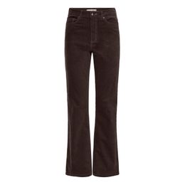 Stoffhose Pulz Jeans "Hose PZSALLY", Damen, Gr. 36, N-Gr, espresso, Obermaterial: 83% Baumwolle CO. 15% Viskose CV. 2% Elasthan EL., Hosen Stoffhose