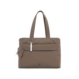Shopper SURI FREY "Shopper SFY Bonny", Damen, Gr. B/H/T: 43cm x 29cm x 14cm 0, taupe 900, Obermaterial: 60% Polyurethan PU. 40% Polyester PES., Taschen Shopper